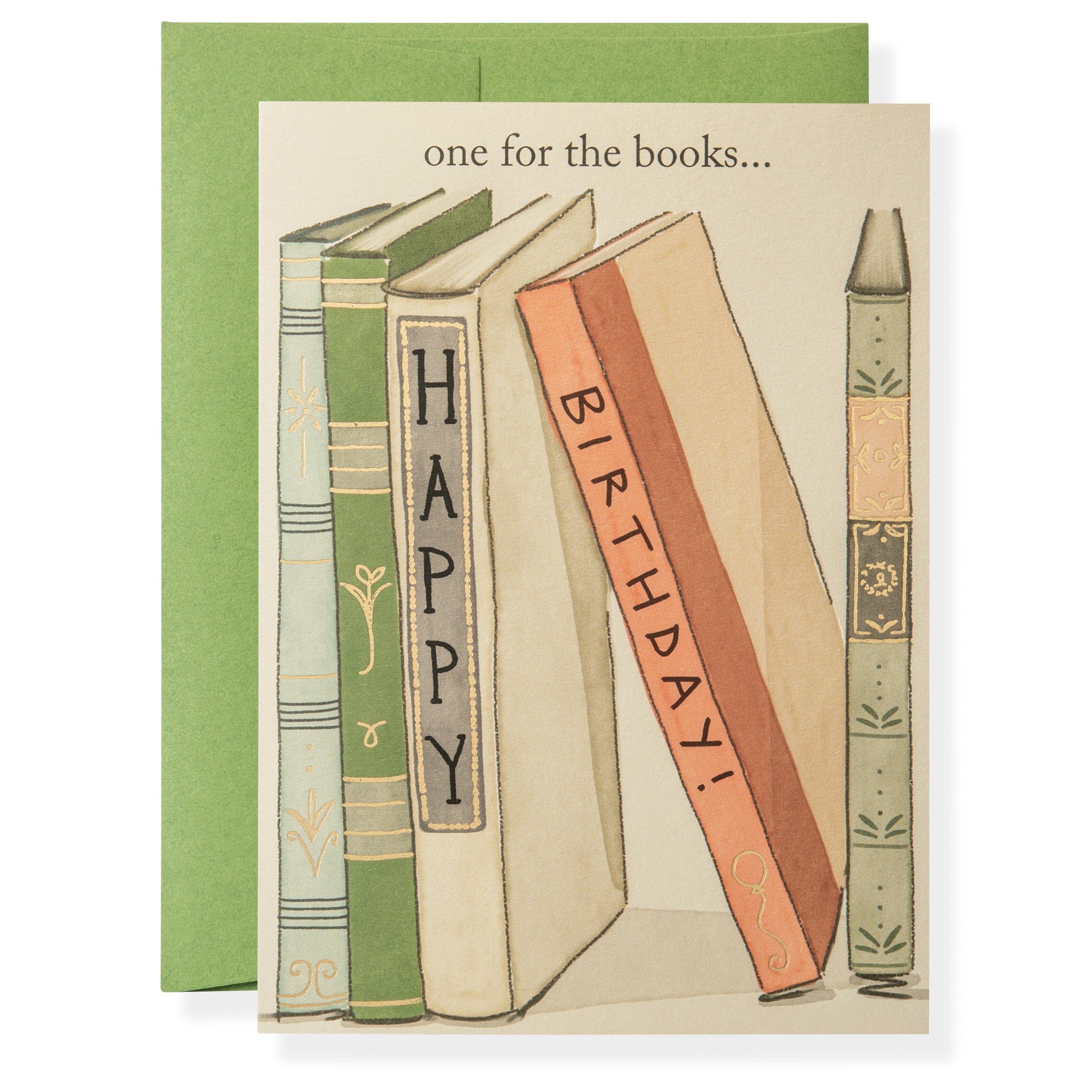 Books Greeting Card – Karen Adams Designs